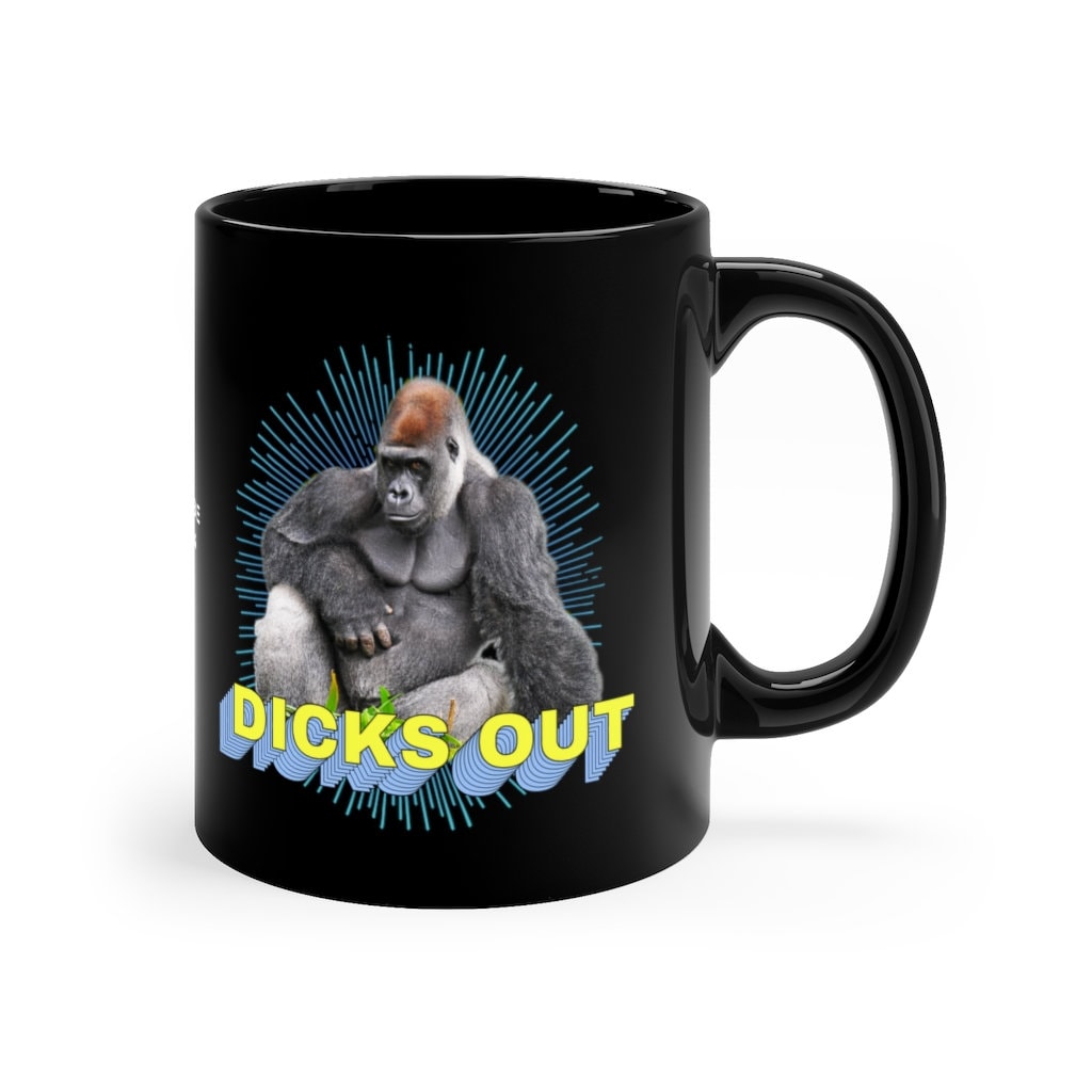 Dicks Out for Harambe Mug Gorilla Meme Coffee Mug Funny - Etsy