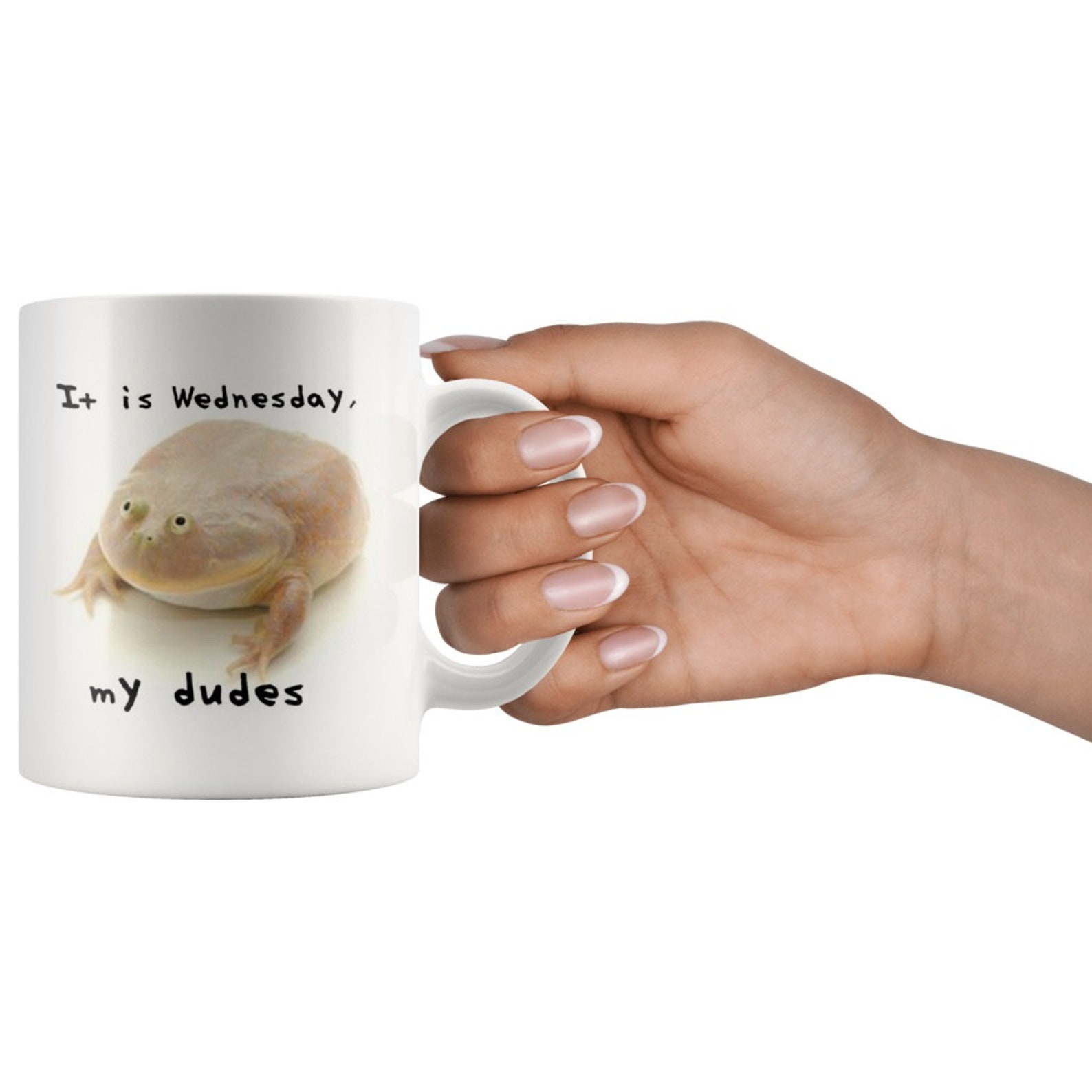 Mittwoch Frosch Kaffeetasse - Es ist Mittwoch, My Dudes | Lustiges Meme ...
