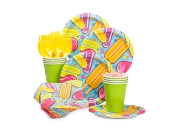 Popsicles Party Cups Popsicle Birthday Party Cups Summer - Etsy
