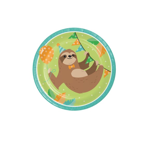 Sloth Lunch Plates | Etsy