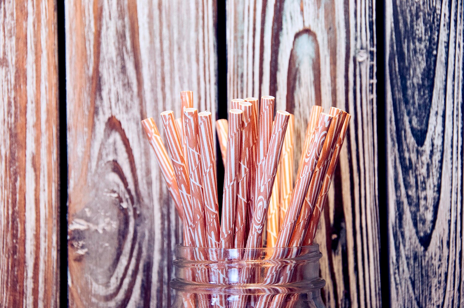 Woodland Creature Paper Straw Mix - Etsy