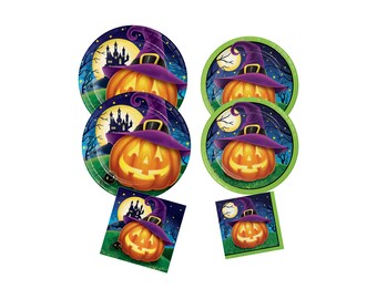 50 Jack O' Lantern Logo Luncheon Dinner Personalized - Etsy