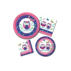 Owl Lunch Plates - Etsy