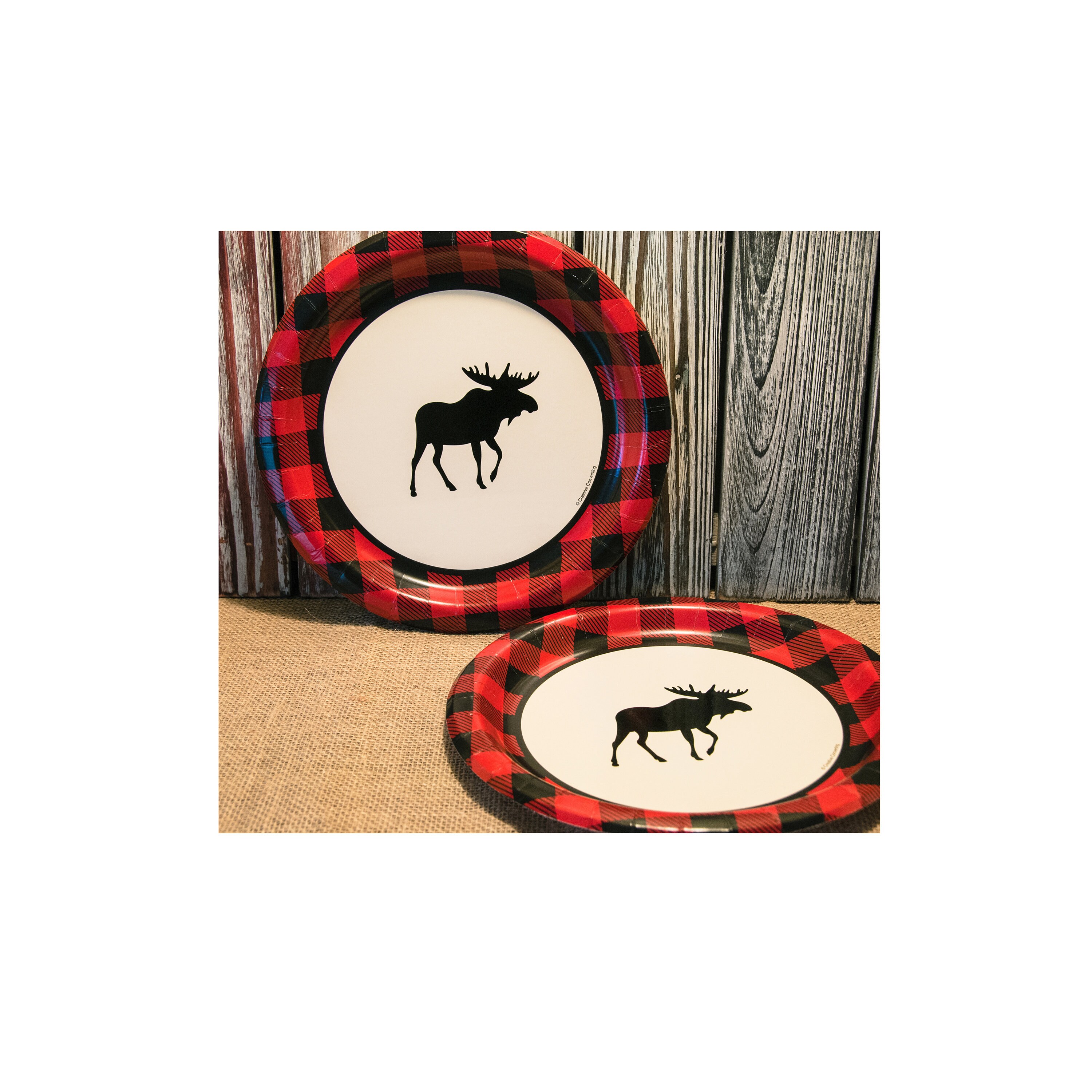 8 Moose Lunch Plates - Etsy