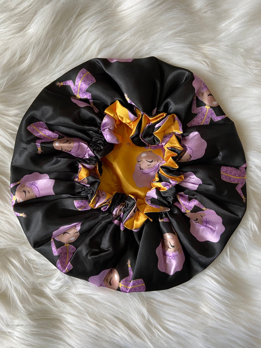 Bonnet Babe Cute Stylish Satin Hair Bonnet Adult Child Large - Etsy