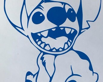 Stitch decal | Etsy