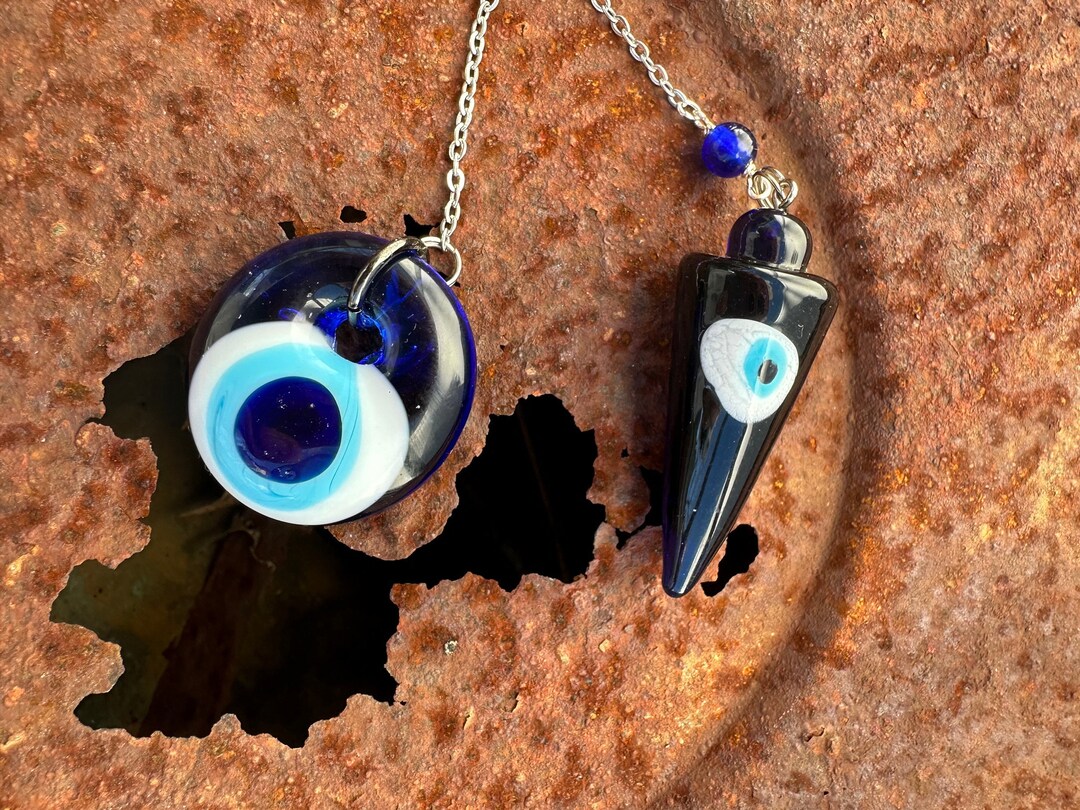 Evil Eye Pendulum Wirth an Evil Eye Charm. - Etsy
