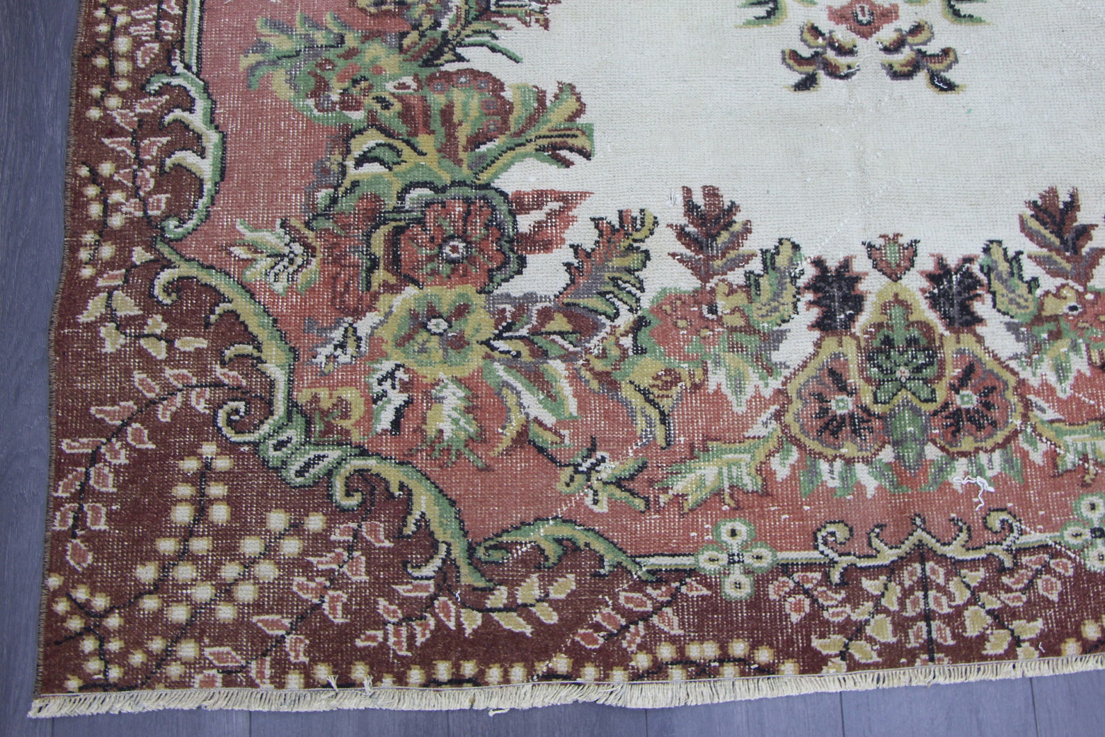 Oriental Rug Turkey Rug Large Area Rug Natural Rug Oushak - Etsy