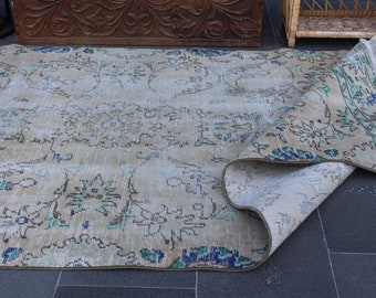 Turkish Vintage Rug, Large Rug, Bohemian Rug, Handmade Boho Turkish Vintage Rug, Large Rug, Bohemian Rug, Handmade Boho