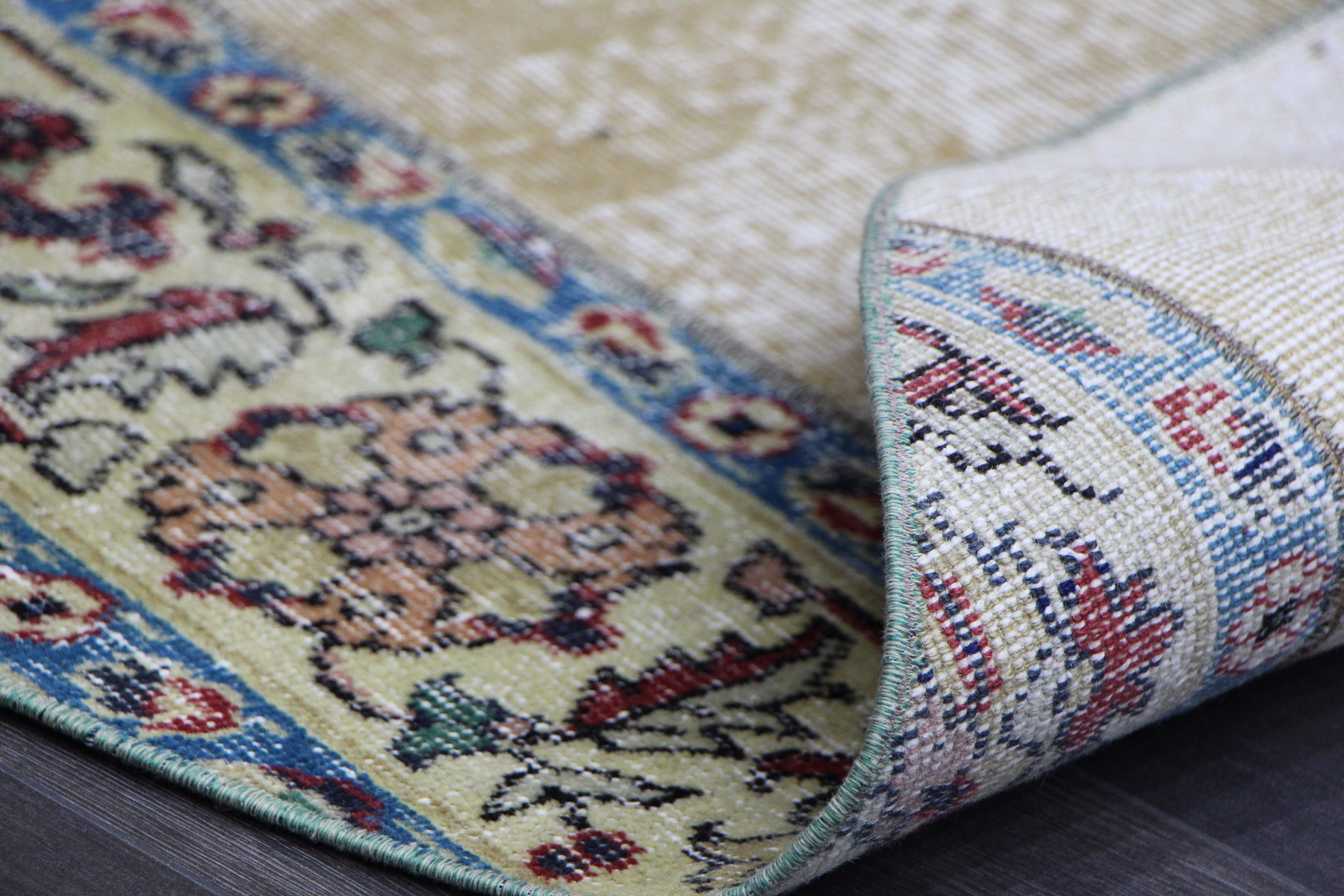 Round Turkish Rug Boho Rug Turkey Rug 4.1 X 4.1 Ft Circle - Etsy