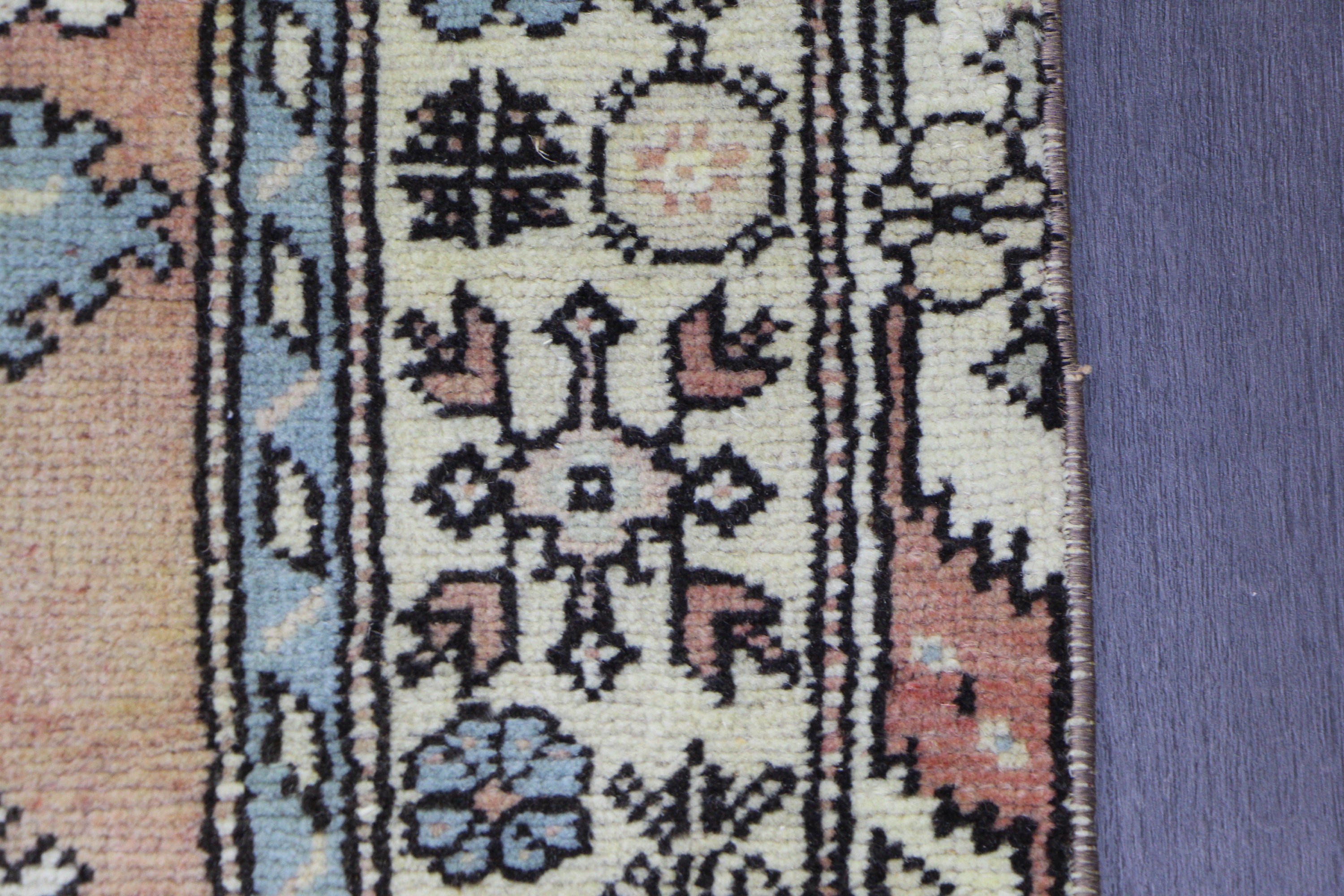 Turkish area rug Vintage rug Handmade rug Faded orange rug | Etsy