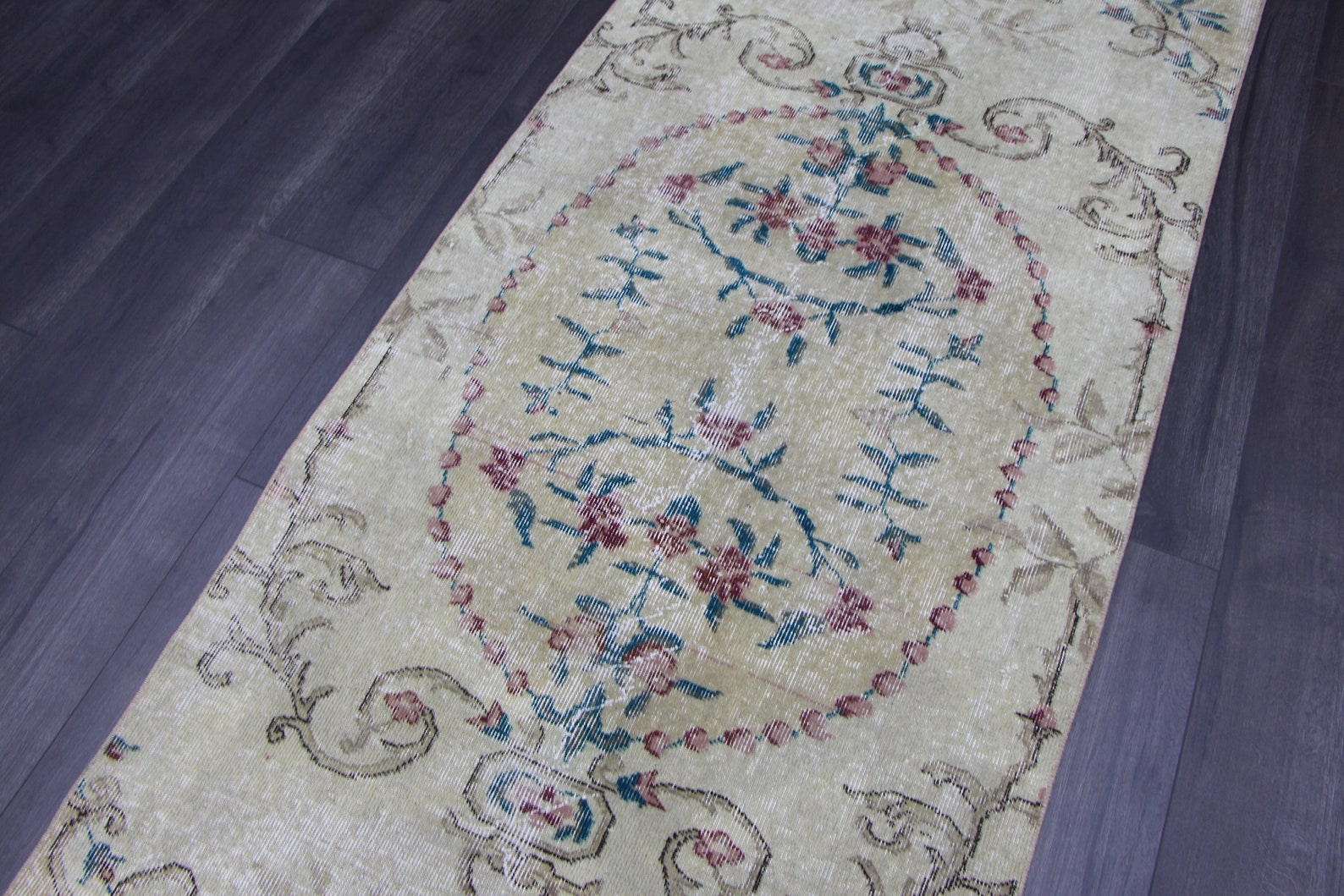 Boho rug Turkish oriental rug Vintage rug Handmade wool | Etsy