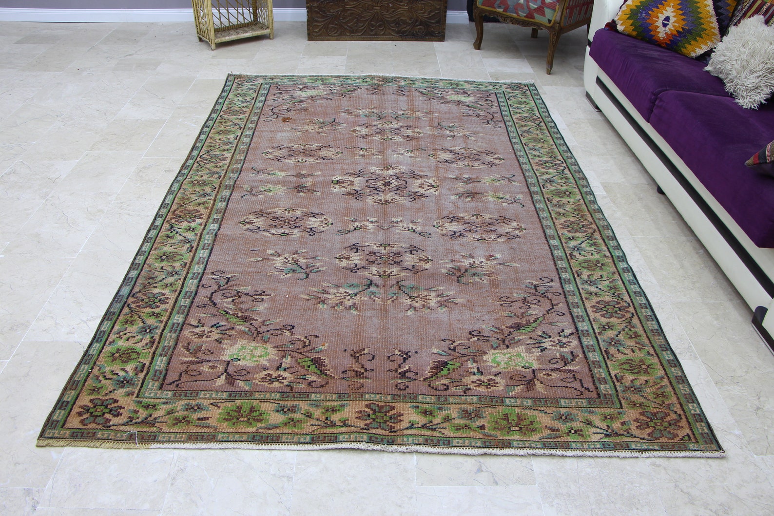 Oriental rug Vintage rug Turkey rug Turkish large rug | Etsy