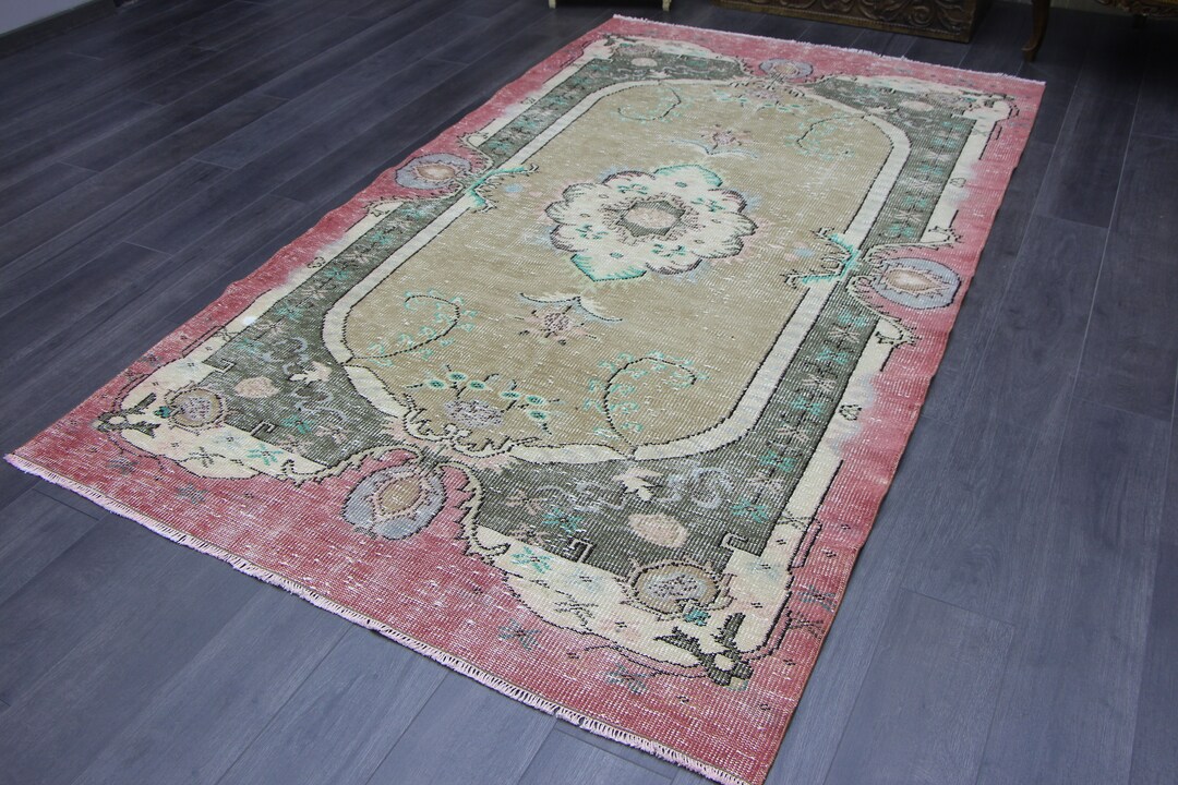 Turkish Brown Rug Vintage Rug Large Area Rug Livingroom - Etsy