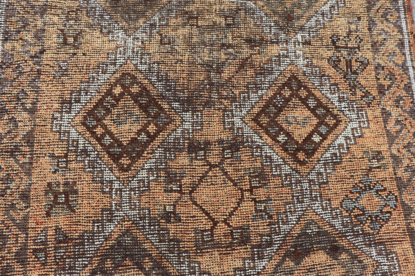 Vintage rug runner rug geometric design rug Free Shipping | Etsy