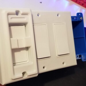The Original Philips Hue 1 Gang Stealth Decora 3 Gang Decora Cover ...