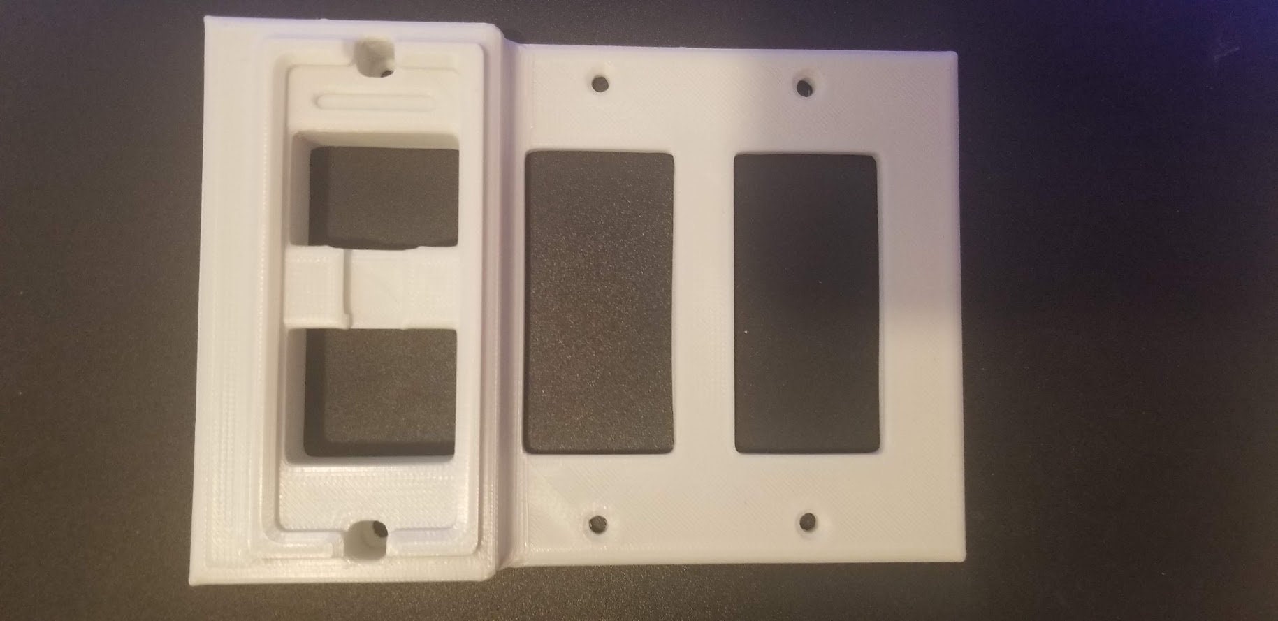 The Original Philips Hue 1 Gang Stealth Decora 3 Gang Decora Cover ...