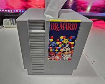 Gaming Themed Vintage Mario Tissue Box Cover for Office, Living Room ...