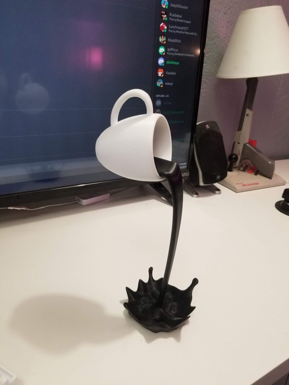 Floating Coffee Cup Decor - Etsy