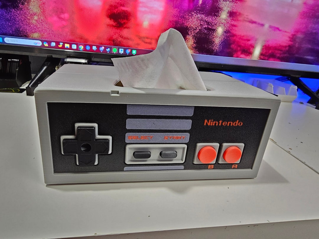 NES Controller Tissue Cover Box - Etsy