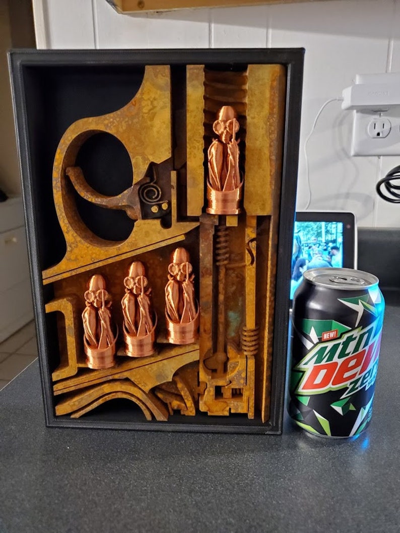 H.R. Giger Birth Machine Inspired 3D Framed Wall/desk Decor - Etsy