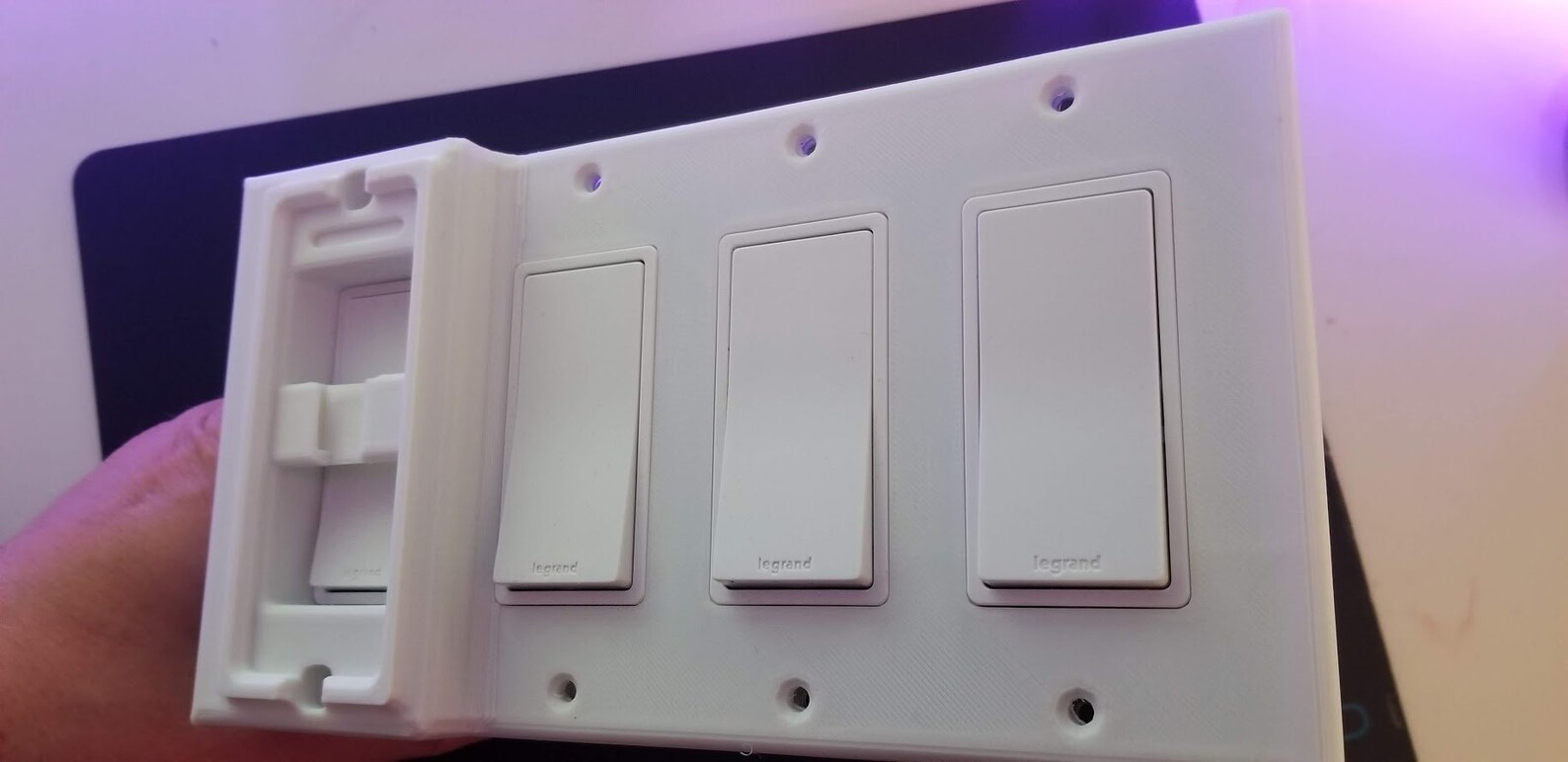 The Original Philips Hue Stealth 1 Gang Stealth 3 Gang Decora Cover ...