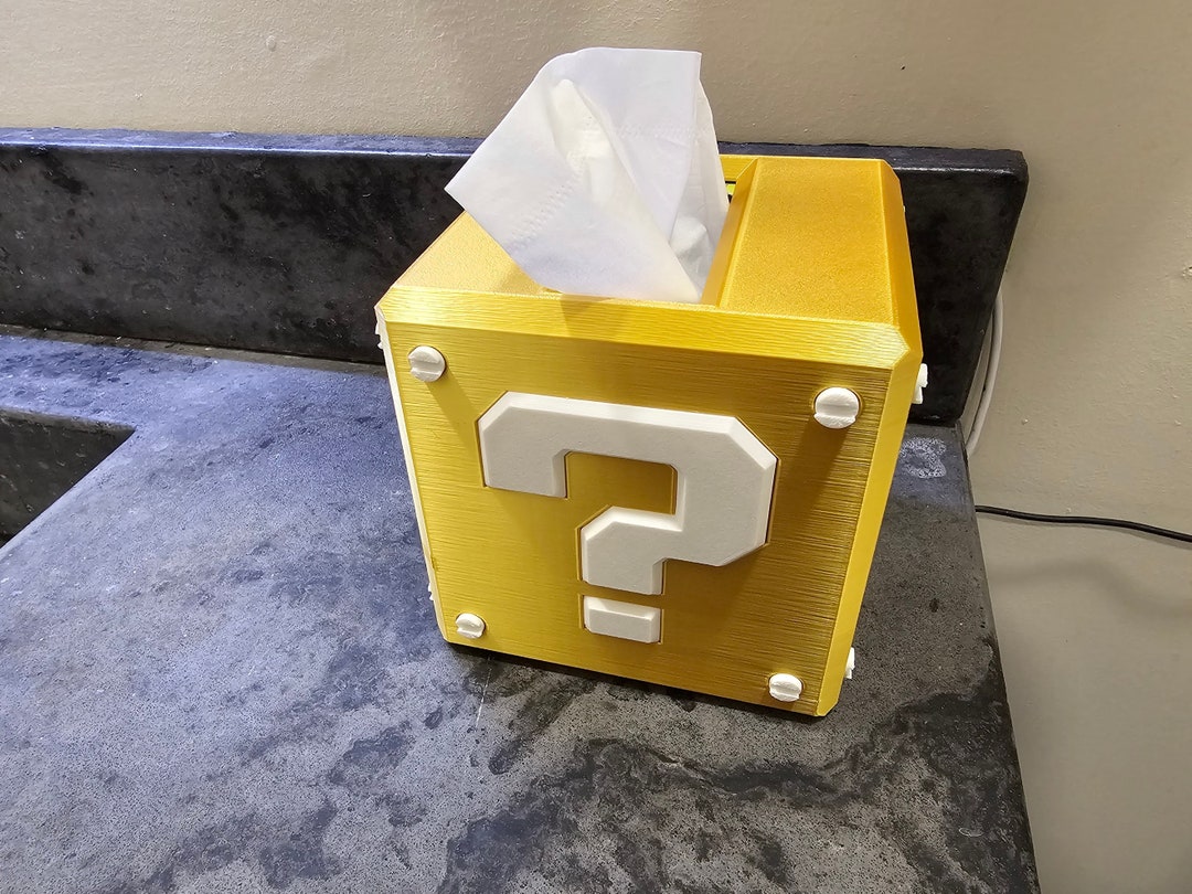 Super Mario Item Box (question Box) Tissue Cover - Etsy