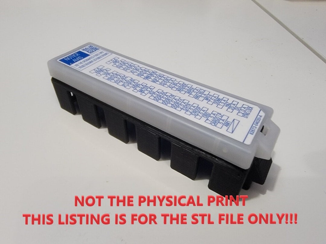 STL File Only - Toyota Highlander 2014-2019 V2 Extended Fuse Cover - Etsy