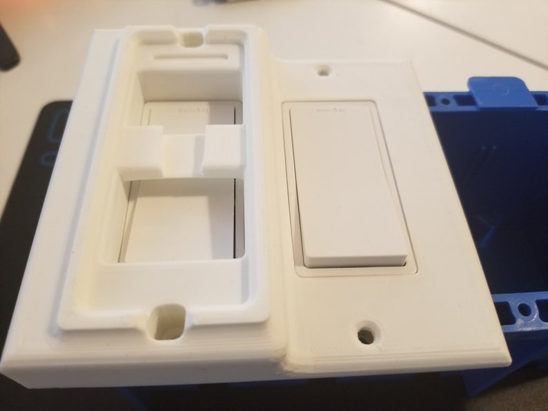 The Original Philips Hue Stealth Decora 2 Gang Dimmer Cover/plate - Etsy