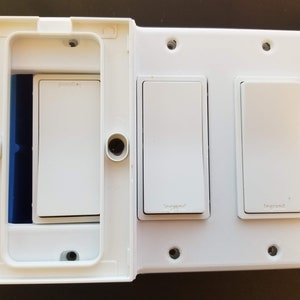 The Original Philips Hue Low Pro Stealth Decora Spacer + 2 Gang Decora ...