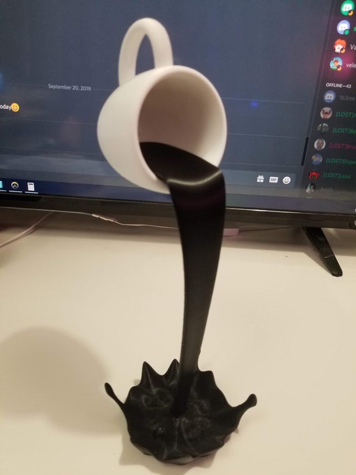 Floating Coffee Cup Decor - Etsy