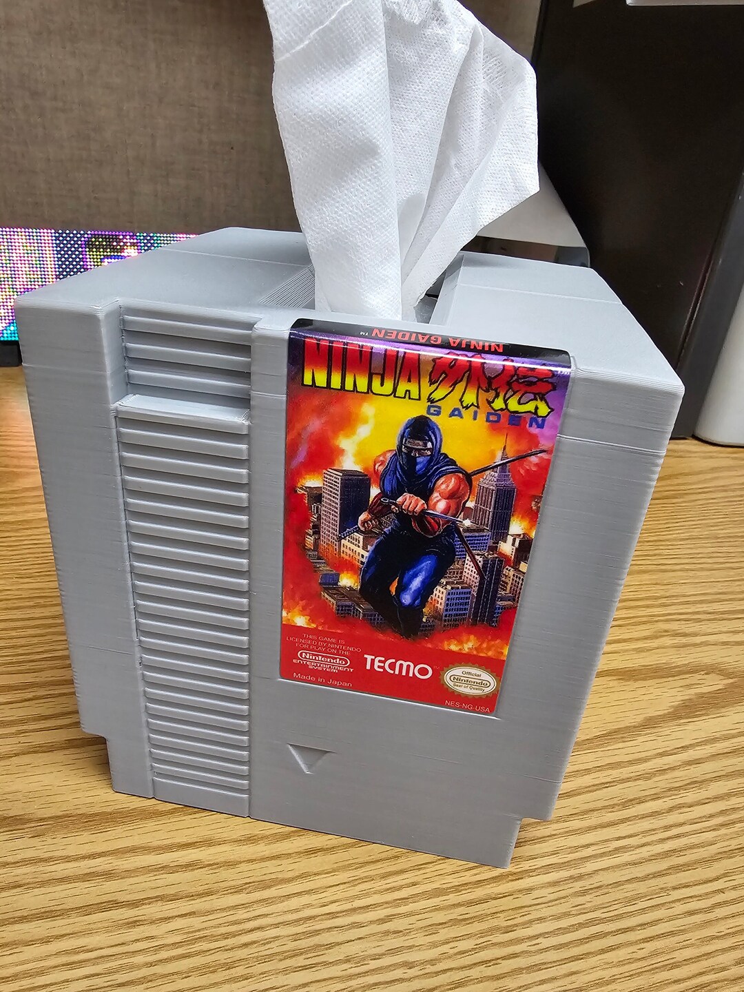 NES Cartridge Ninja Gaiden Tissue Cover Box - Etsy