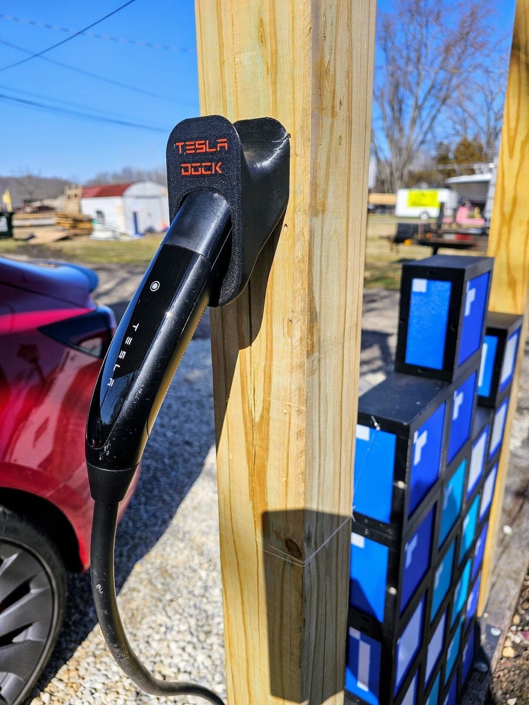 Tesla Charger Wall Mount Holder Holster - Etsy