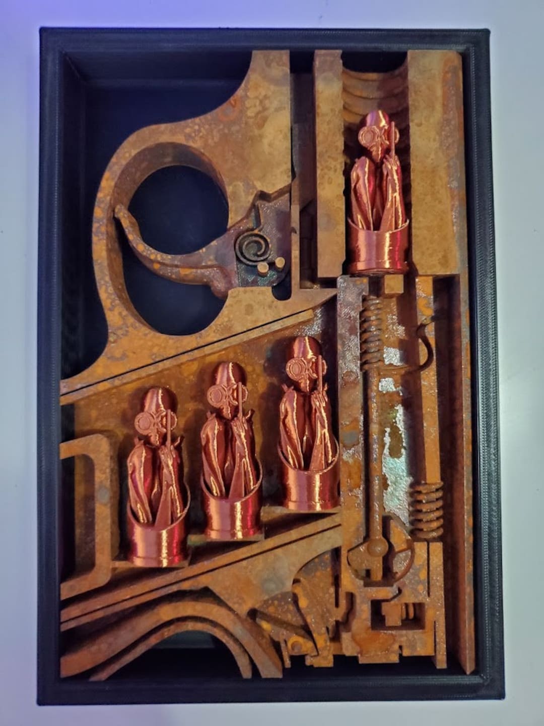 H.R. Giger Birth Machine Inspired 3D Framed Wall/desk Decor - Etsy