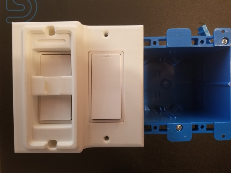 The Original Philips Hue Stealth Decora 2 Gang Dimmer Cover/plate - Etsy