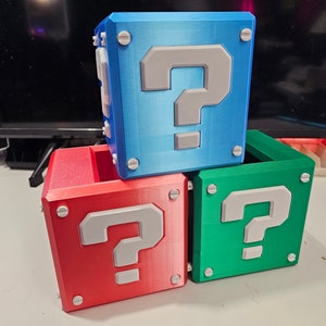 Super Mario Item Box (question Box) Tissue Cover - Etsy