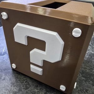 Super Mario Item Box (question Box) Tissue Cover - Etsy