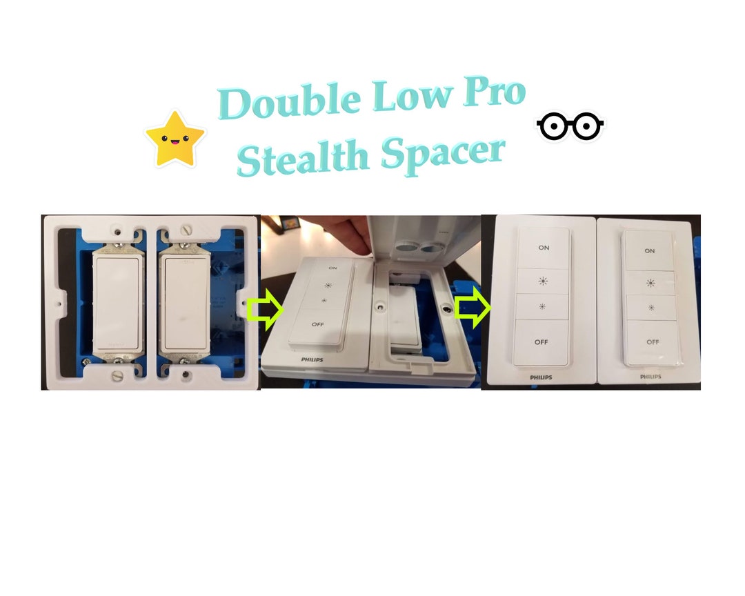 The Original Philips Hue Double Low Pro Stealth Decora Spacer - Etsy