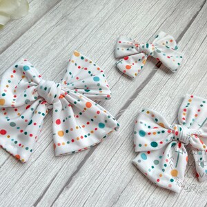 Joyful Rosary - Bright - Colorful- Catholic- Bow - Gift - Clip - Nylon ...