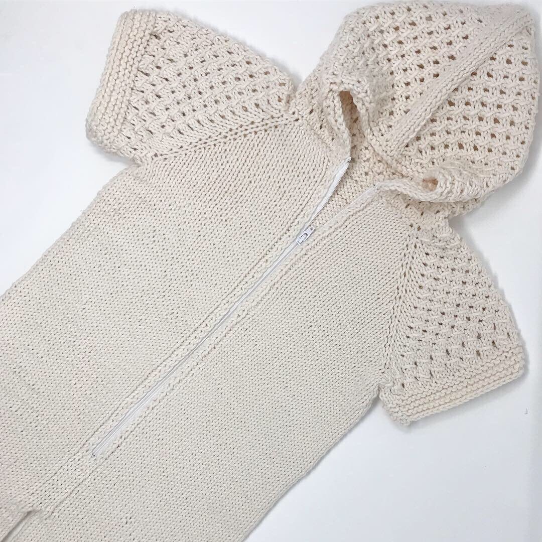 Cotton Romper Jumpsuit Knitted Outfit - Etsy