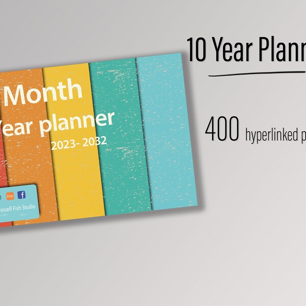 10 Year Daily Planner - Etsy