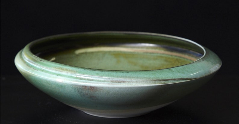 Chris Staley Studio Pottery Bowl Hand Thrown Beautiful Glaze, Signed - Etsy
