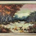 T. Denver Oil on Canvas, Woodland W/ Pheasant, Impressionist, Excellent ...