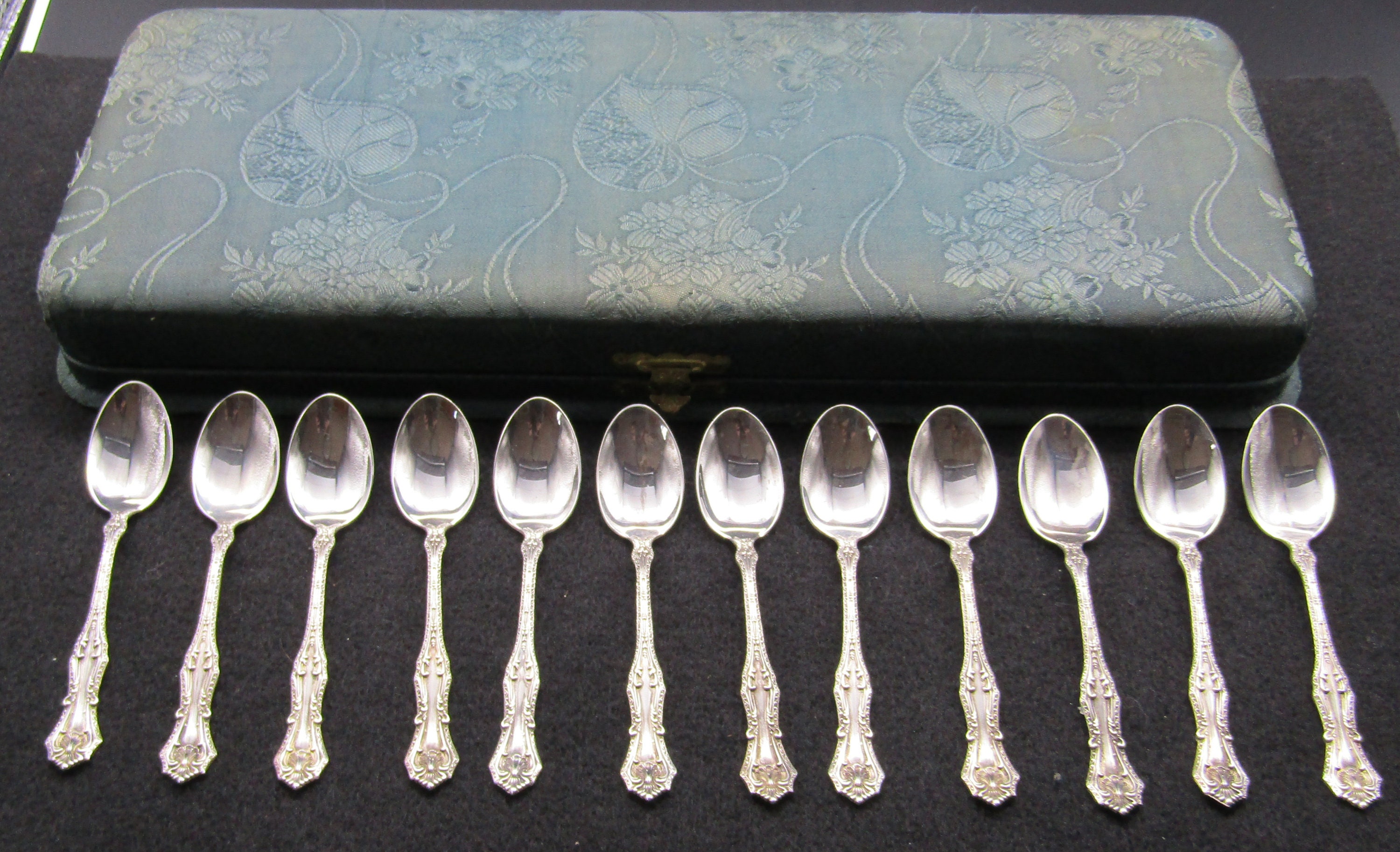 Simpson Hall Miller Sterling Silver Demitasse Spoons in Original Box ...