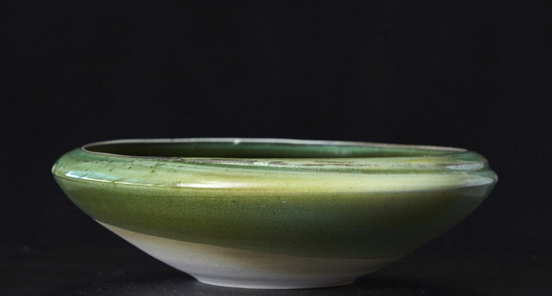 Chris Staley Studio Pottery Bowl Hand Thrown Beautiful Glaze - Etsy