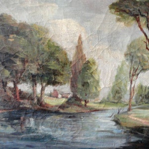 Elizabeth Parsons (1831-1897) Australian Landscape Artist, Oil on ...