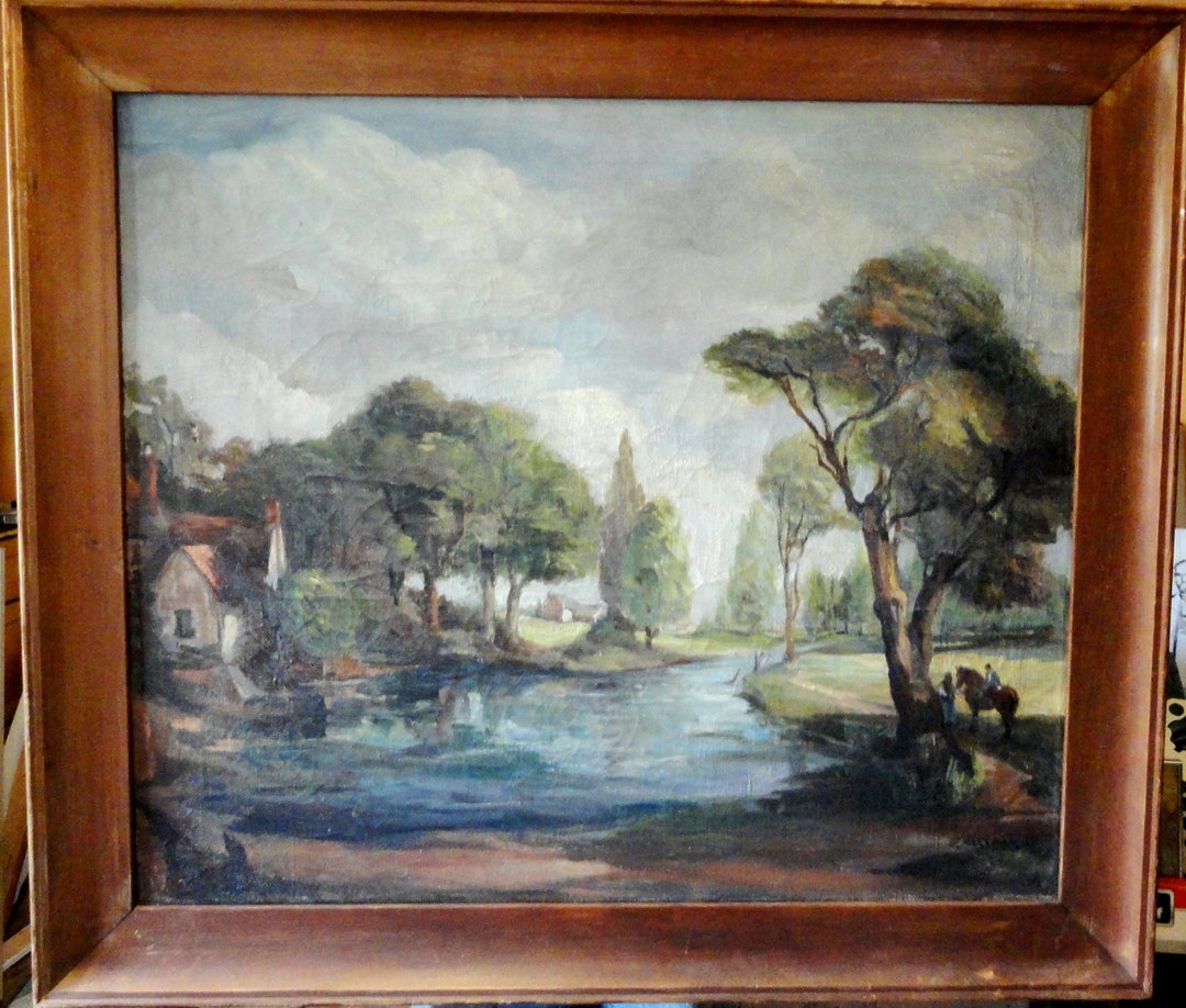 Elizabeth Parsons (1831-1897) Australian Landscape Artist, Oil on ...