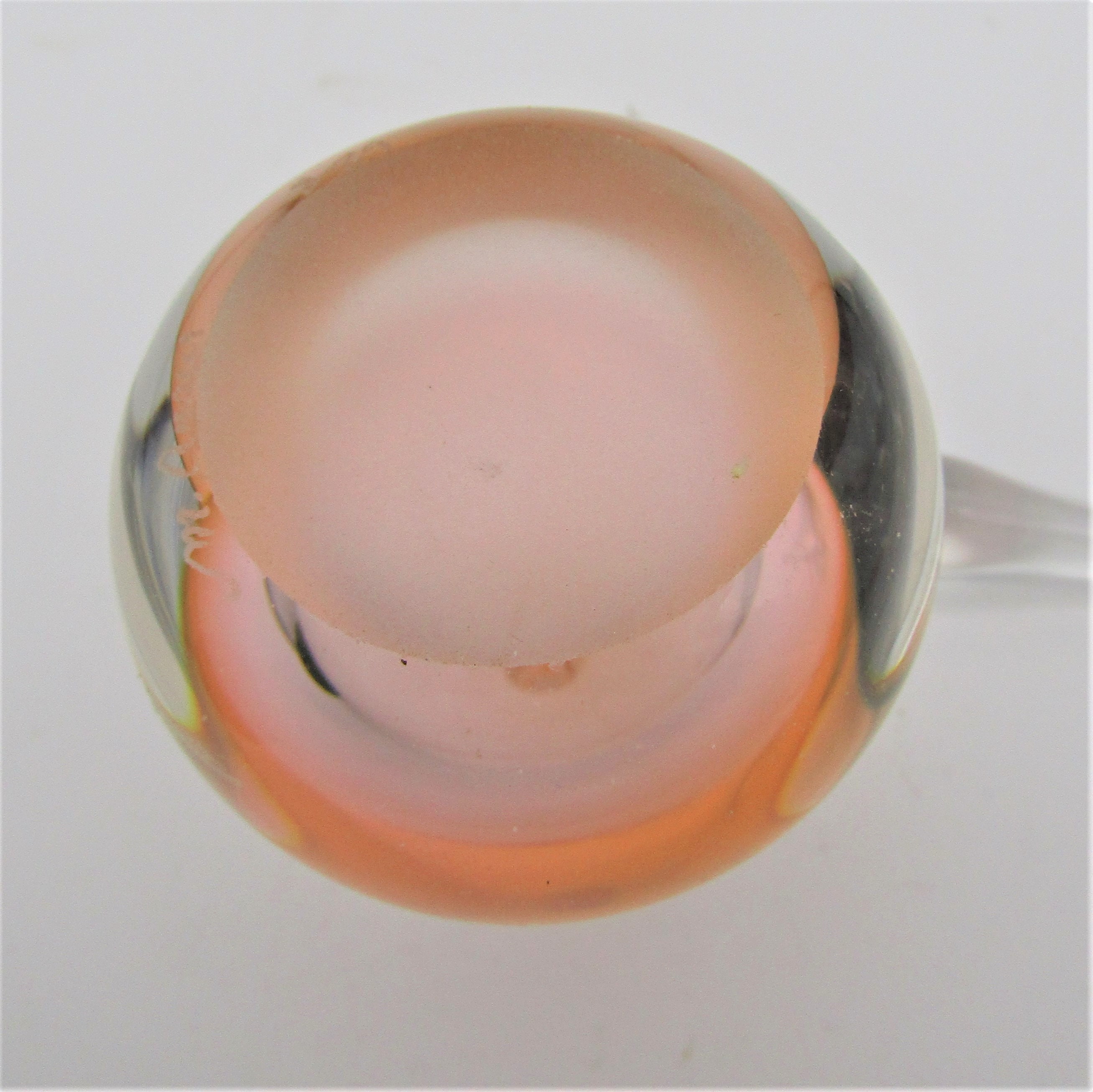 Mary Angus Perfume Bottle Teardrop Bottle w/ Dauber Art Glass Signed ...