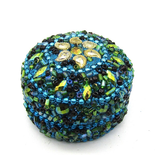 Jeweled Trinket Box - Etsy