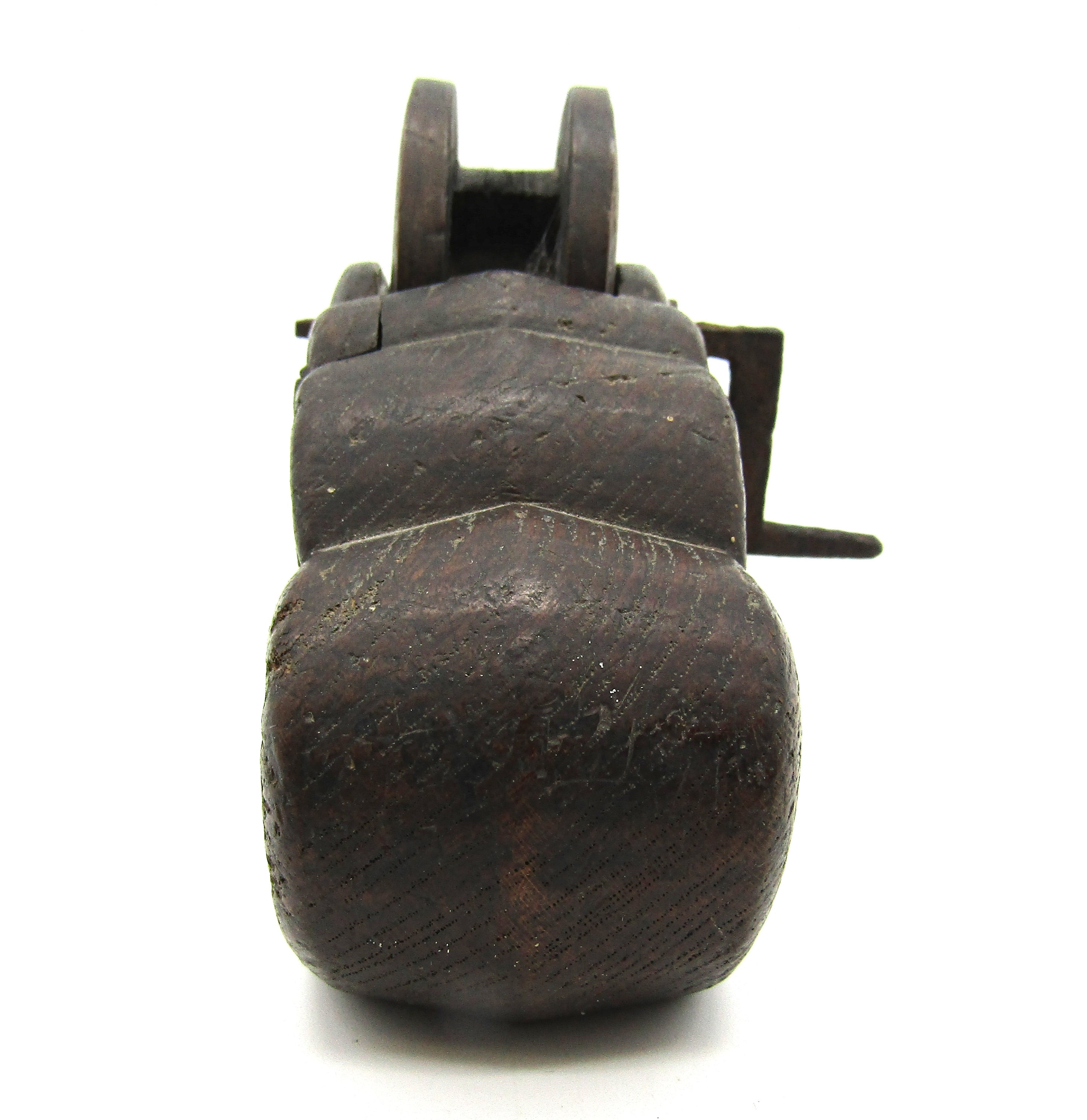 Antique Japanese ORNATELY CARVED Carpenters Sumitsubo Chalk Line Ink ...